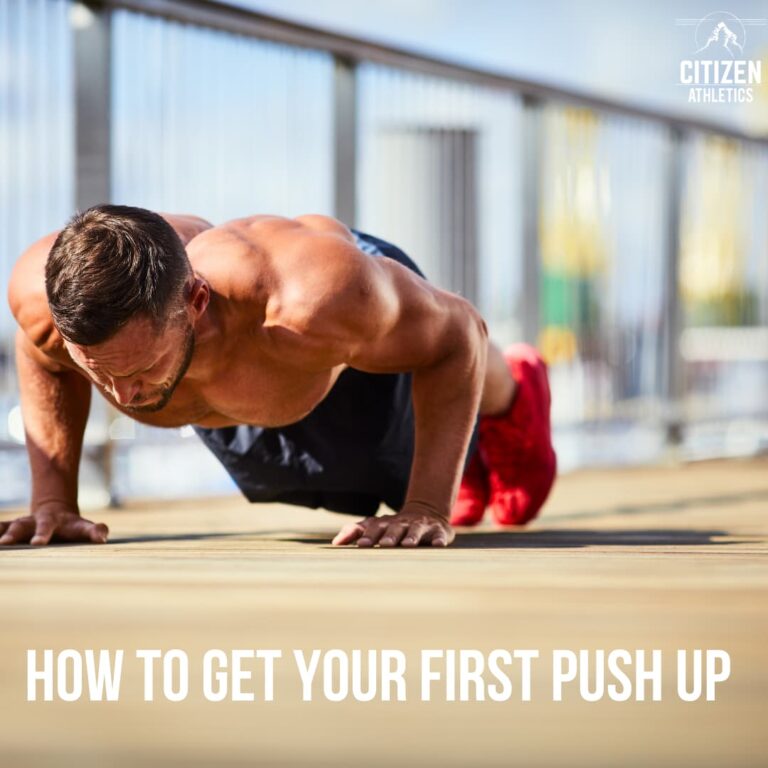 How to get your first push up - beginners progression - Citizen Athletics
